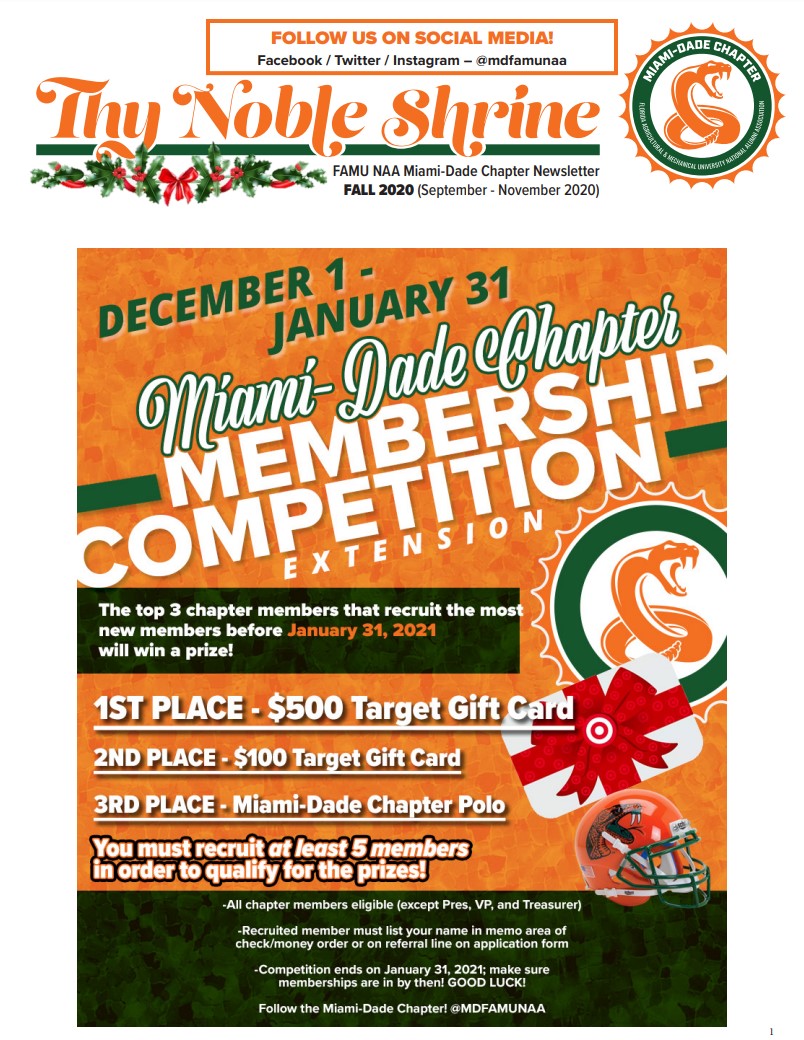 Thy Noble Shrine - FAMU NAA Miami-Dade Chapter